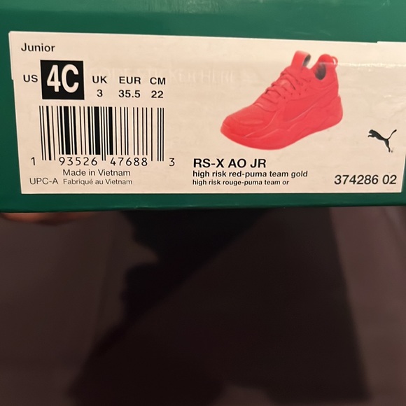 Puma | Shoes | Puma Red Rsx For Kids | Poshmark